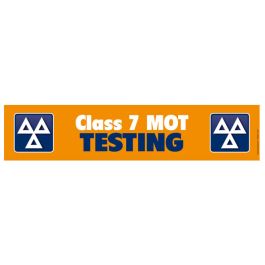 Class 7 MOT Testing 3000x600mm