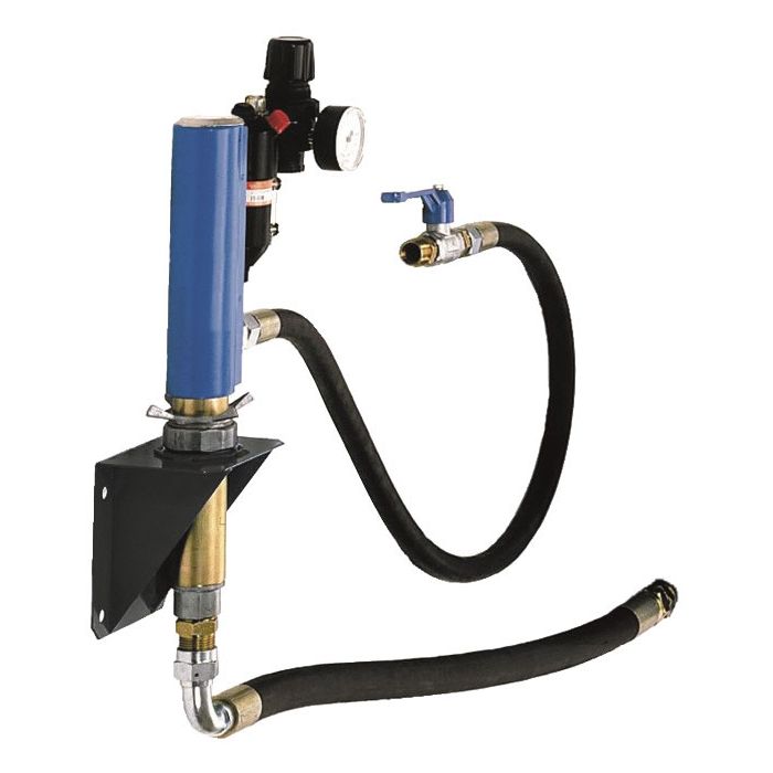 Wall mounted 1:1 waste oil discharge pump kit c/w 22803 pump, air ...