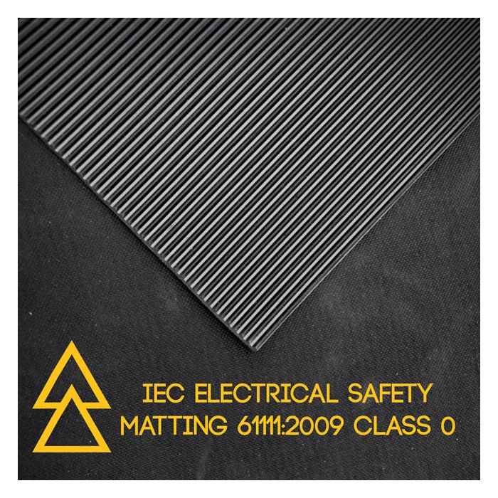 High Voltage Rubber Floor Matting - 1 Metre